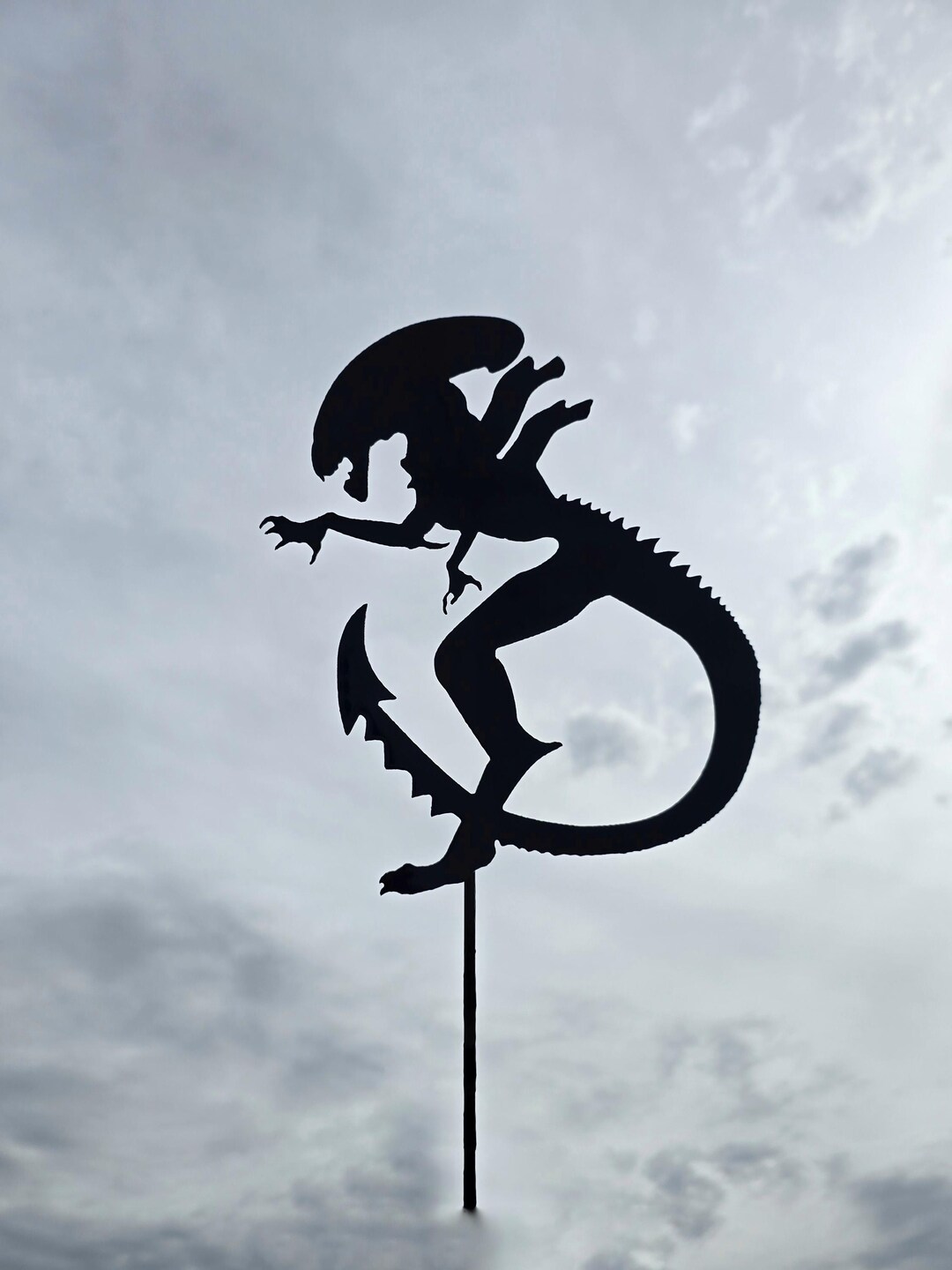 Metal Xenomorph Alien Garden/yard Stake - Customizable - Etsy