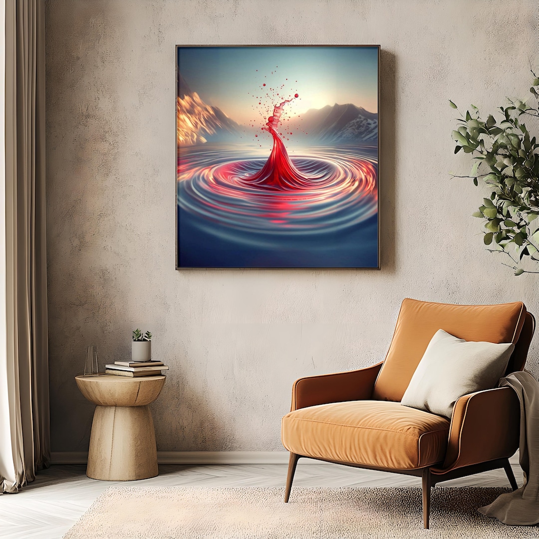 Surreal Encounter, Digital Wall Art, Surrealism, Painting, Hyperrealism ...