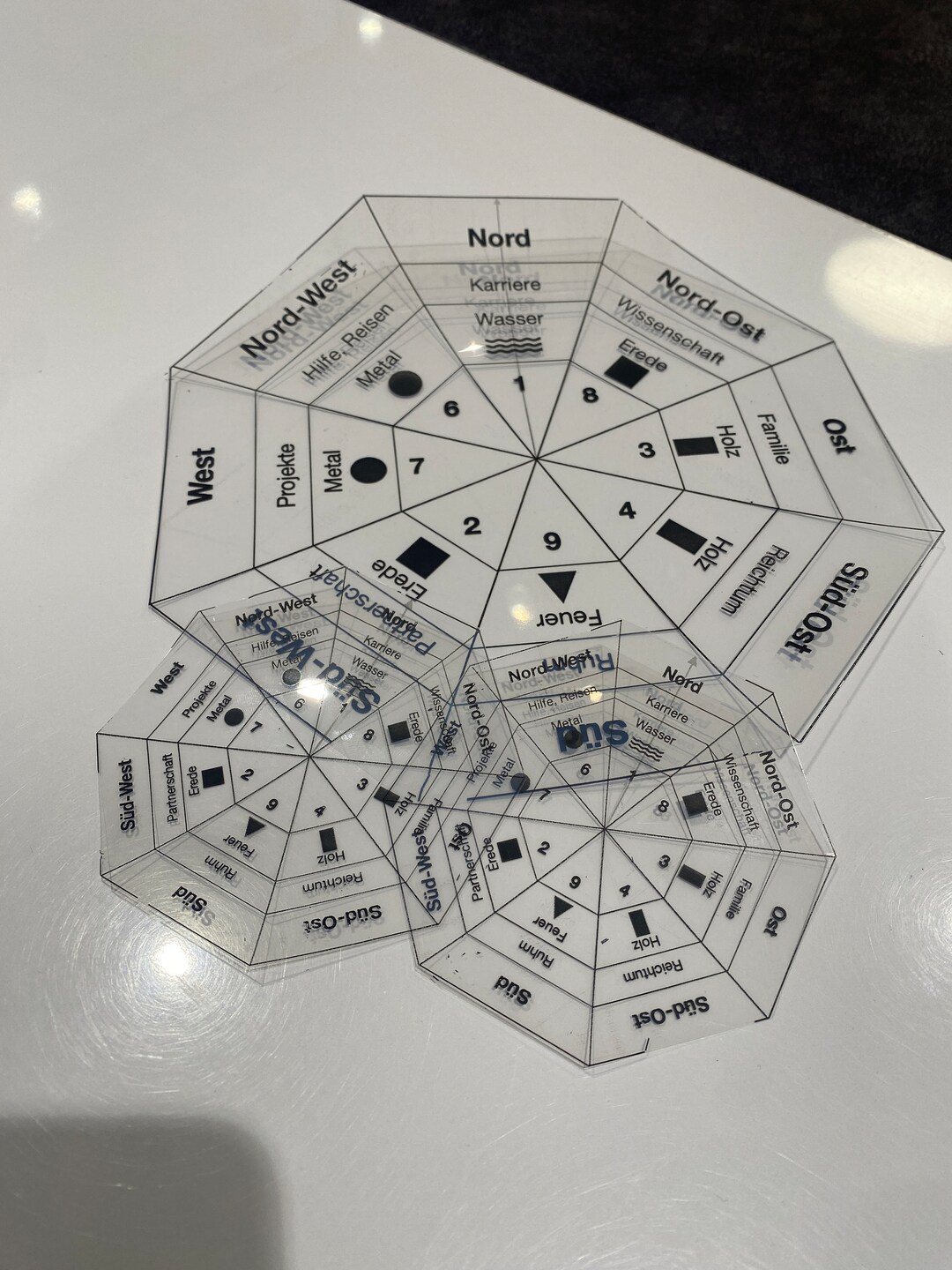 Feng Shui Bagua Traditional 8 Gate, Octahedron to Harmonize Energy and ...