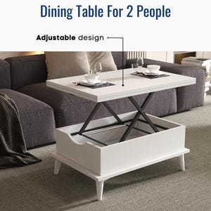 Extendable Coffee Table, Coffee to Dining Table, Lift Top Coffee Table ...