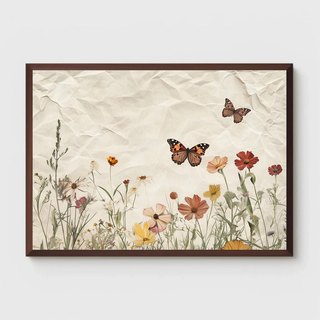 Crumpled Flowers Decoration | Wildflower Painting | Flower Photo ...