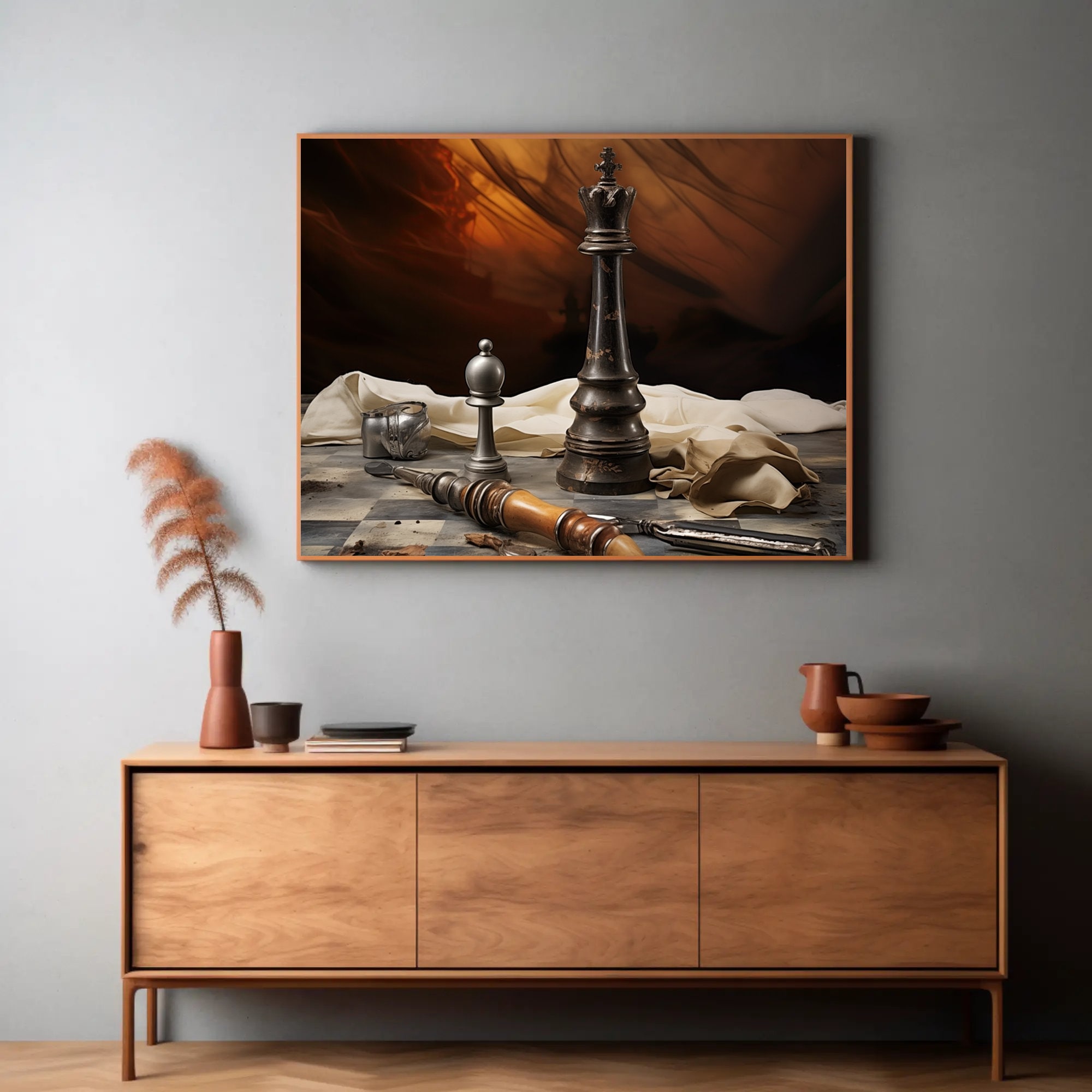 Checkmate Art | Black King | Chess | Battle of Wits | Board Game ...