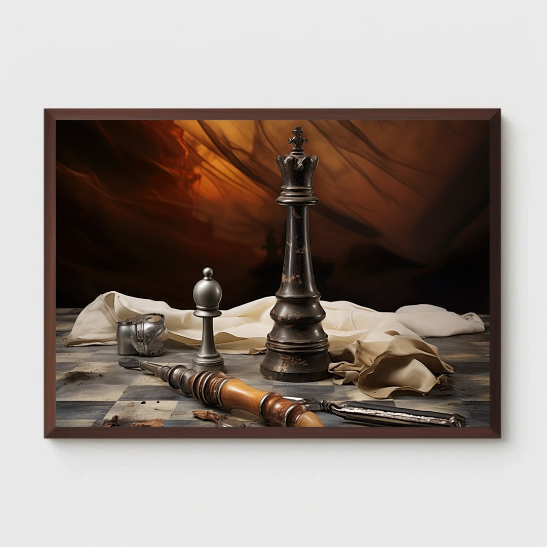 Checkmate Art | Black King | Chess | Battle of Wits | Board Game ...