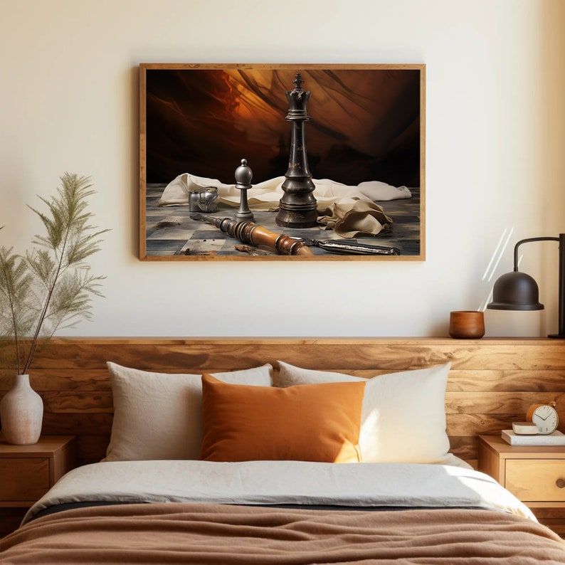 Checkmate Art | Black King | Chess | Battle of Wits | Board Game ...