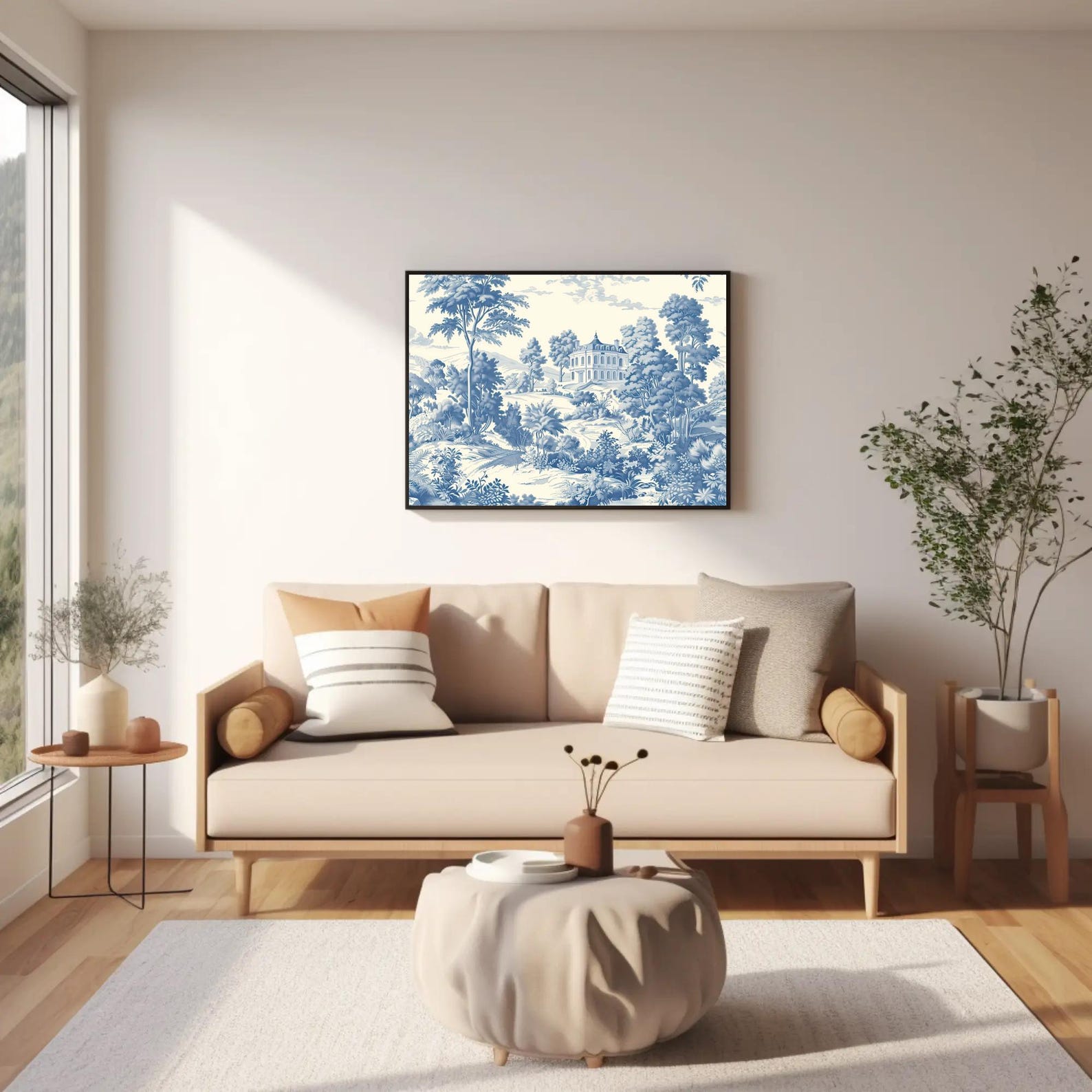 Monochrome House Art | Minimalist View Poster | Greyscale Drawing ...