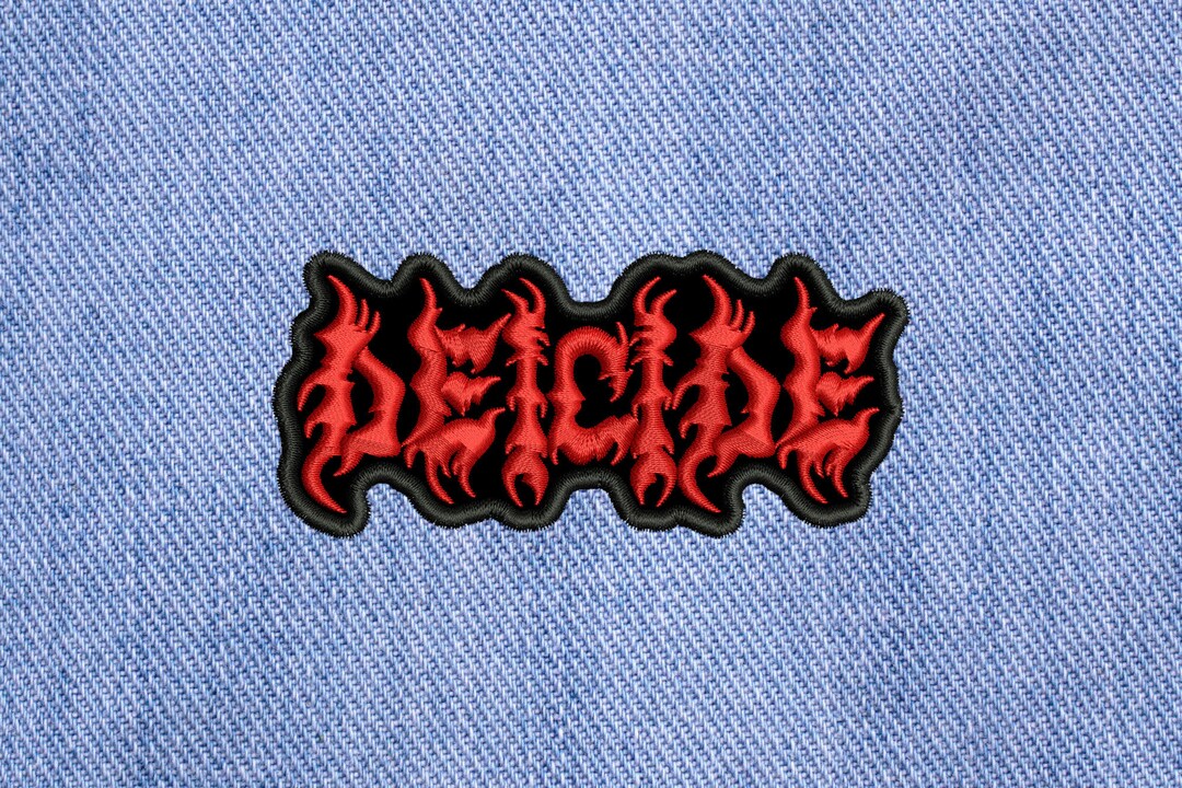 Deicide, Embroidered Sew on Patch. - Etsy