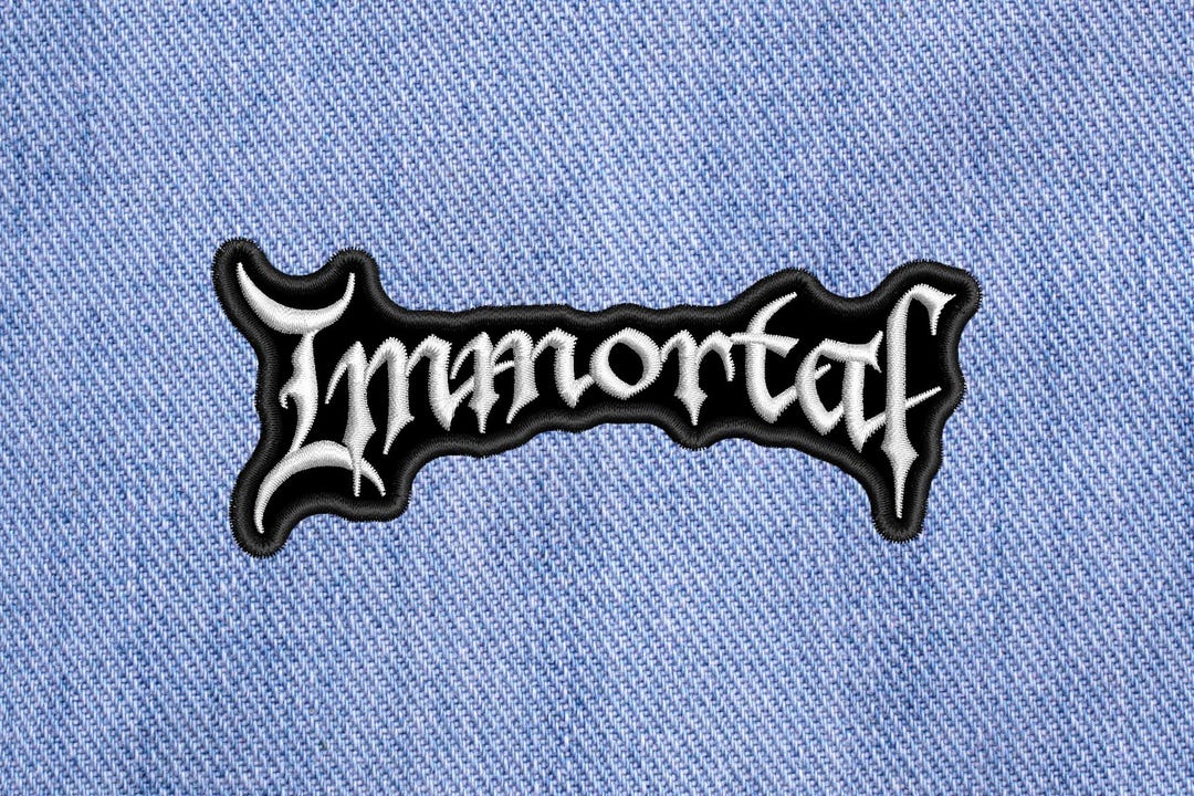Immortal Embroidered Sew on Patch. - Etsy