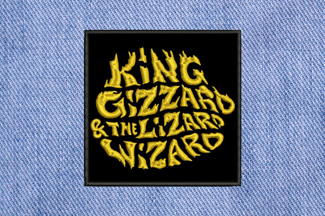 King Gizzard & the Lizard Wizard, Embroidered Sew on Patch. - Etsy