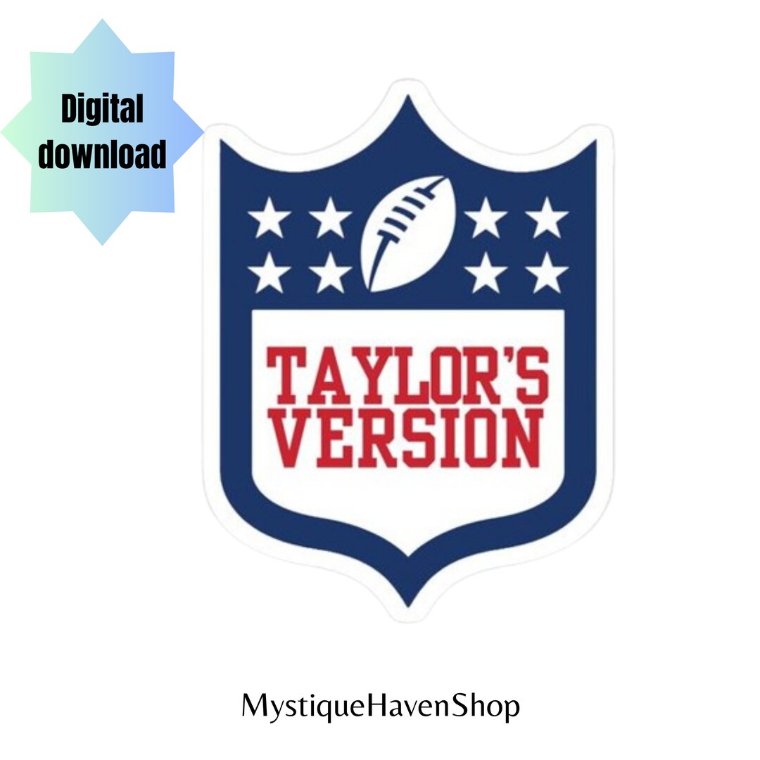 Taylor's Version SVG PNG Logo Download Football Digital Design Travis ...