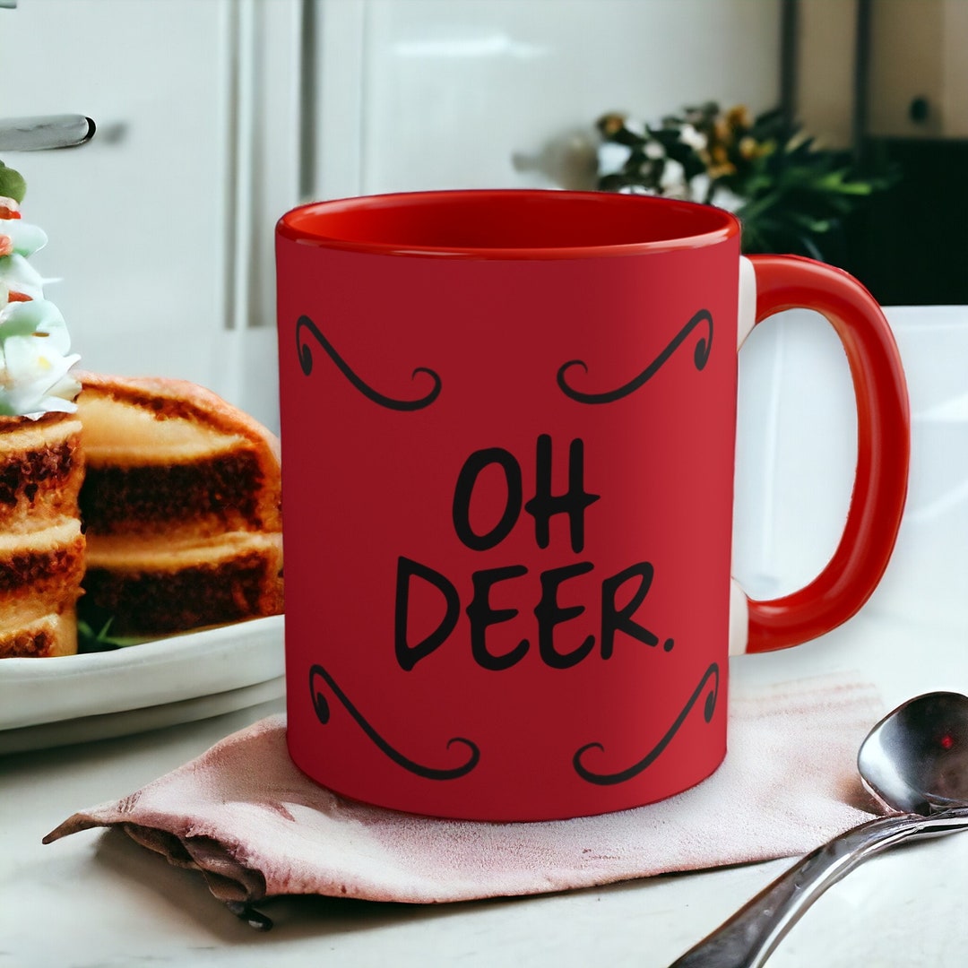 OH DEER Mug Fan Art Alastor's Mug Alastor Fanart Tea Cup Radio Demon ...