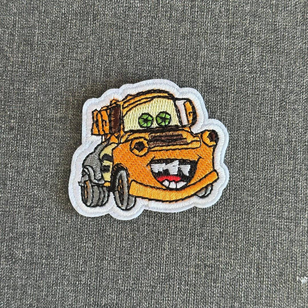 Cars Character Embroidered Applique Patch Iron on Sew on Embroidery ...