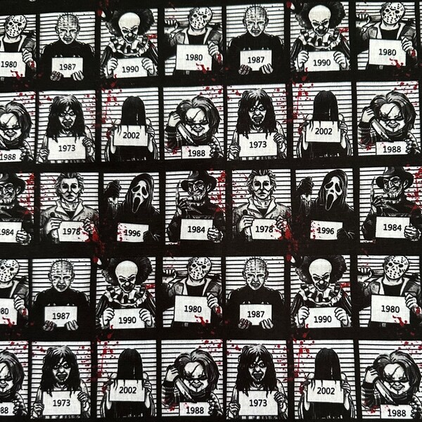 Horror Fabric - Etsy