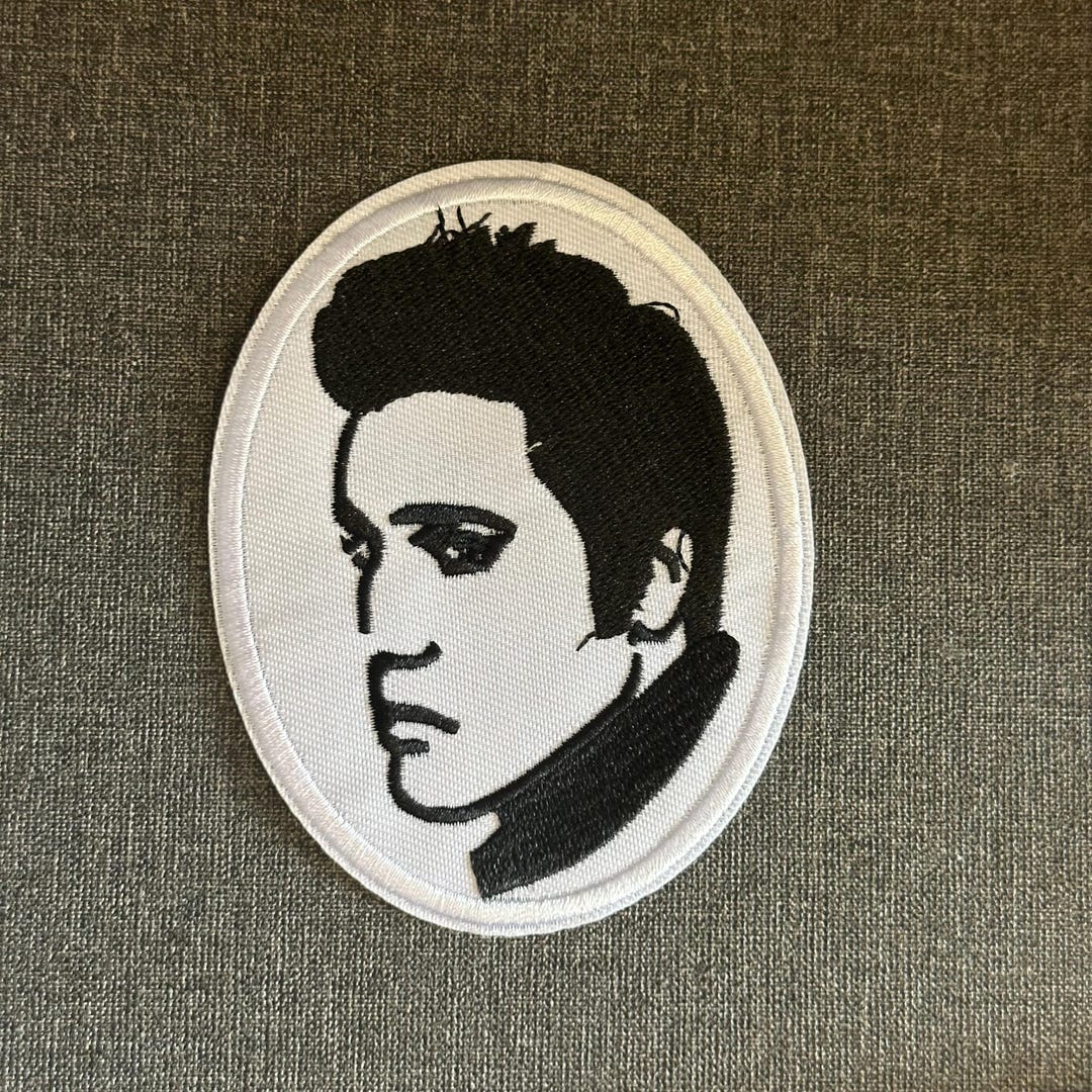 Elvis Character Embroidered Applique Patch Iron on Sew on Embroidery ...