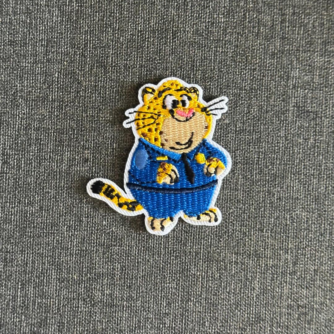Zootopia Cheetah Character Embroidered Applique Patch Iron on Sew on ...