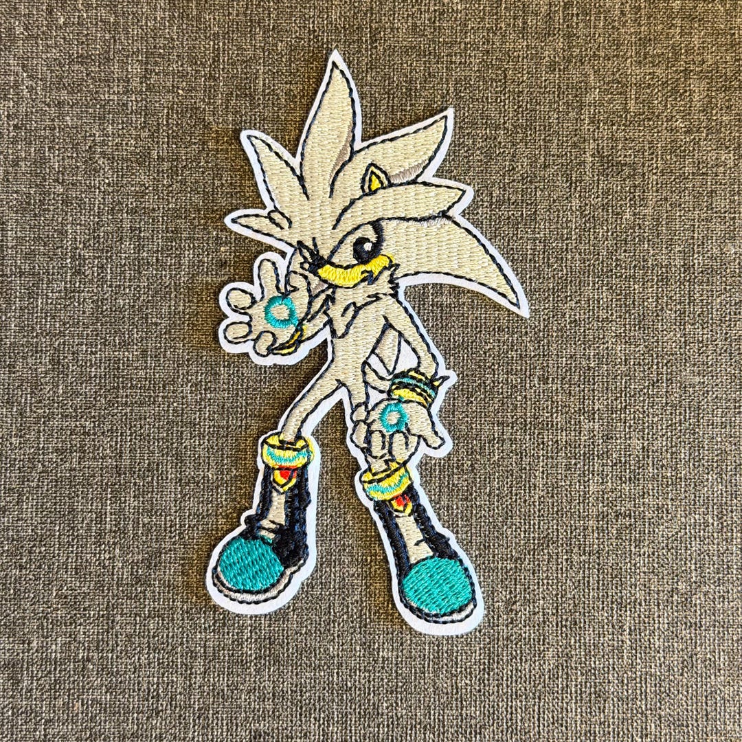 Sonic the Hedgehog Character Embroidered Applique Patch Iron on Sew on ...