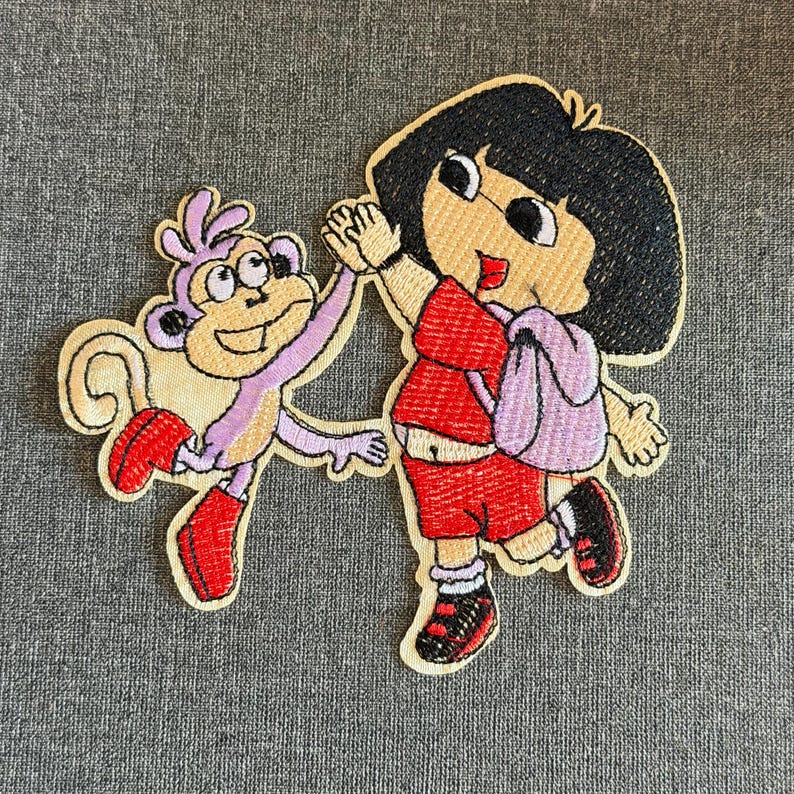 Dora the Explorer Embroidered Applique Patch Iron on Sew on Emboidery ...