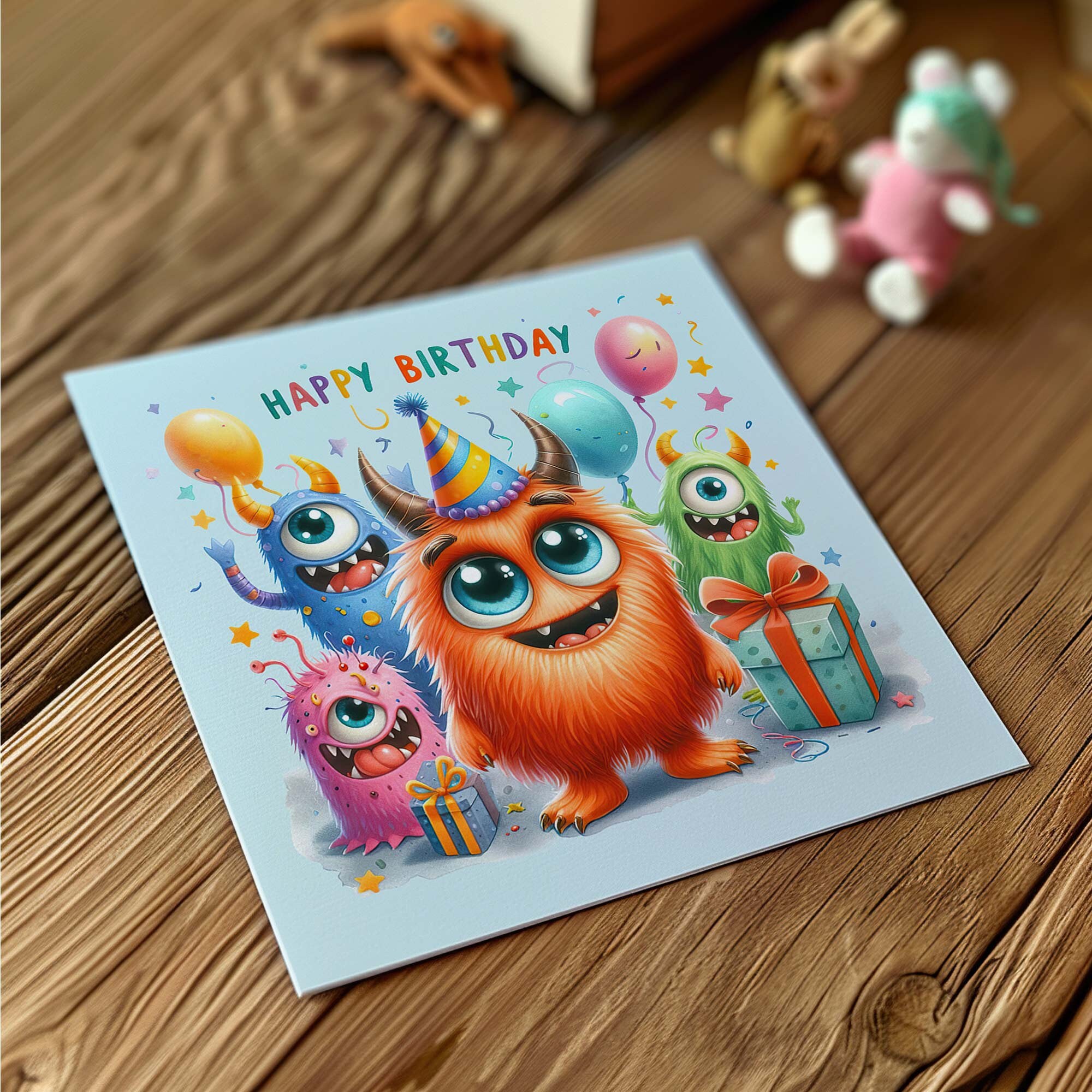 Happy Birthday Monsters Image PNG Clipart + JPG File • High Quality ...
