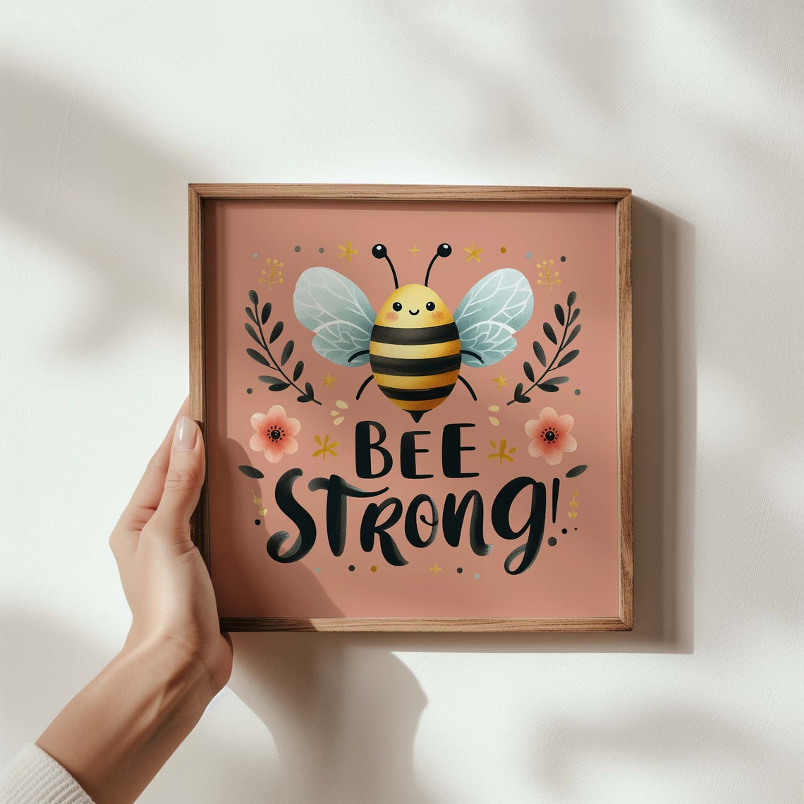 Bee Strong Clipart Images • Printable Bee Clip Art • Sublimation ...