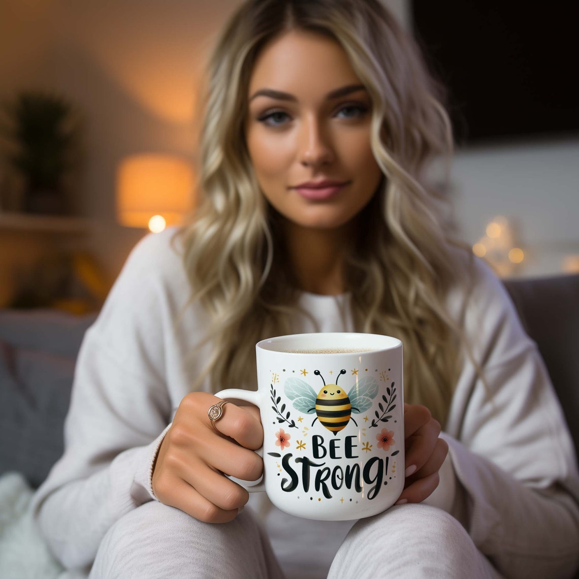 Bee Strong Clipart Images • Printable Bee Clip Art • Sublimation ...