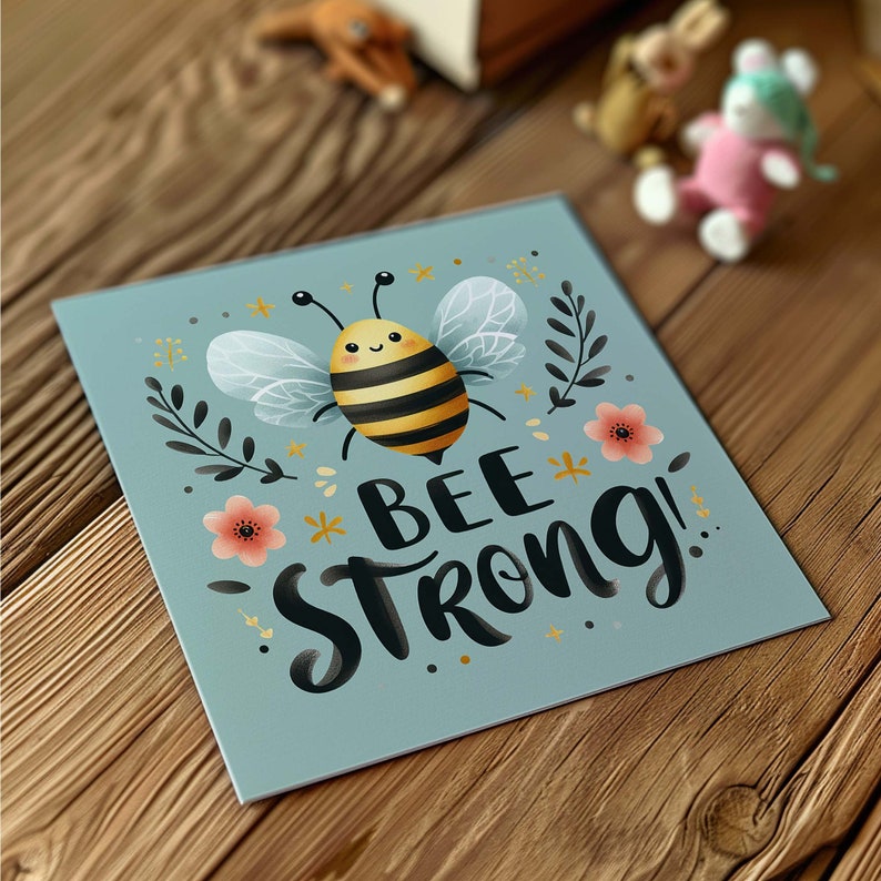 Bee Strong Clipart Images • Printable Bee Clip Art • Sublimation ...