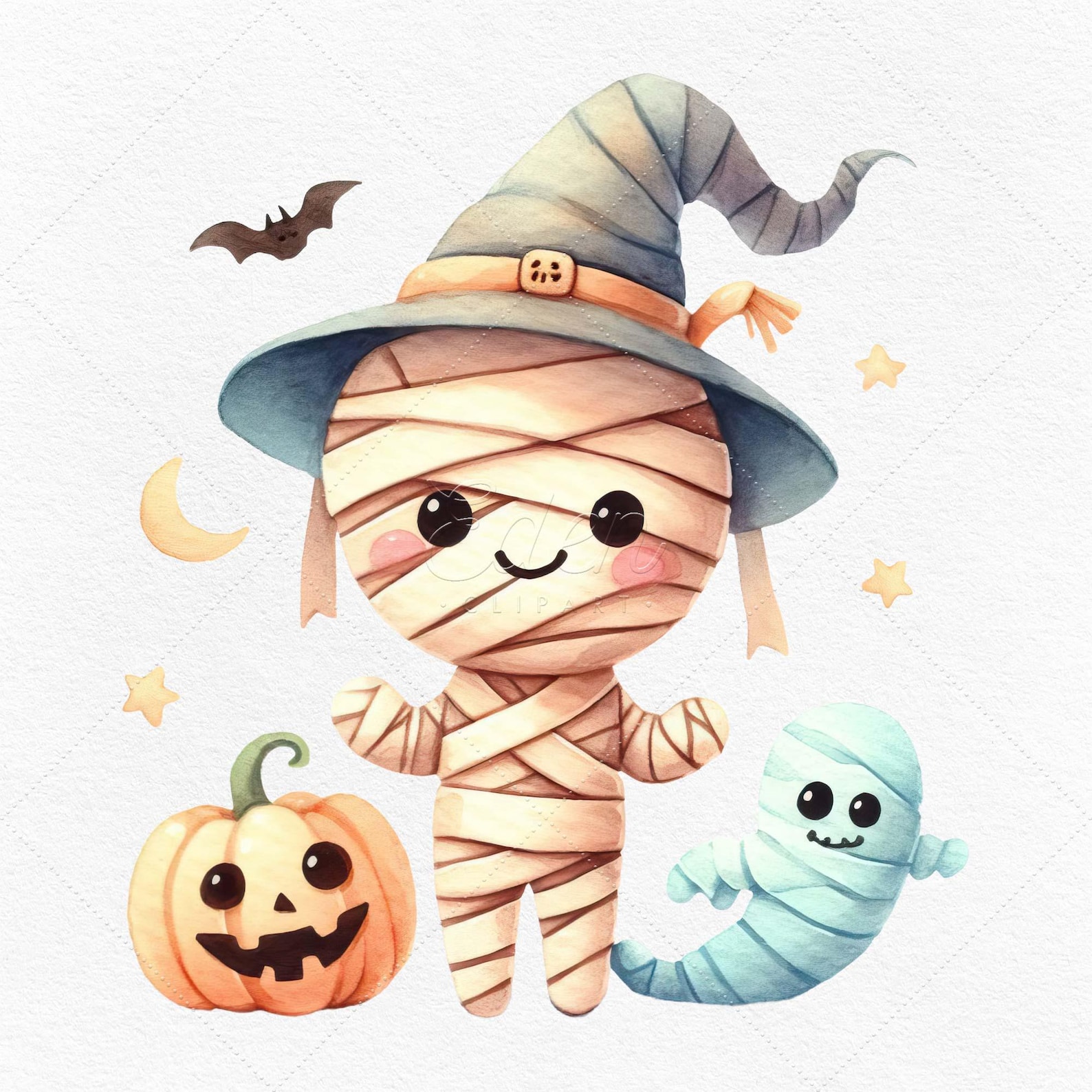 20 Cute Halloween Clipart Images • Funny Clip Art Files PNG / JPG ...