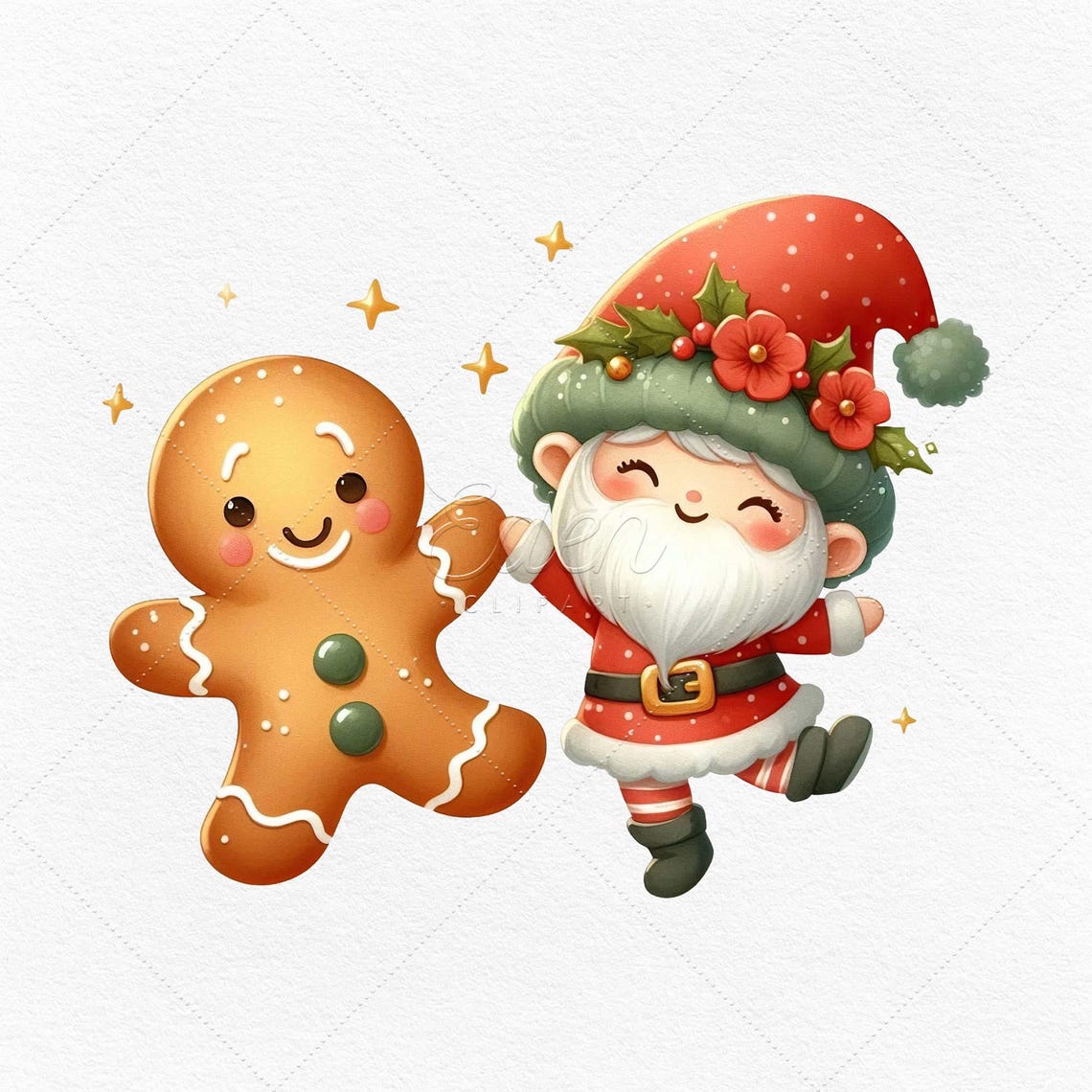 10 Weihnachts Wichtel Clipart • PNG / JPG Weihnachts Clipart ...