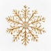 10 Gold Snowflake Clipart PNG/JPG • Christmas Snowflakes • Gold Holiday ...
