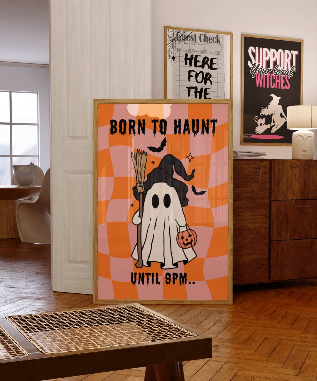 Halloween Themed Please Leave by 9 Wall Art, Born to Haunt Until 9 PM ...