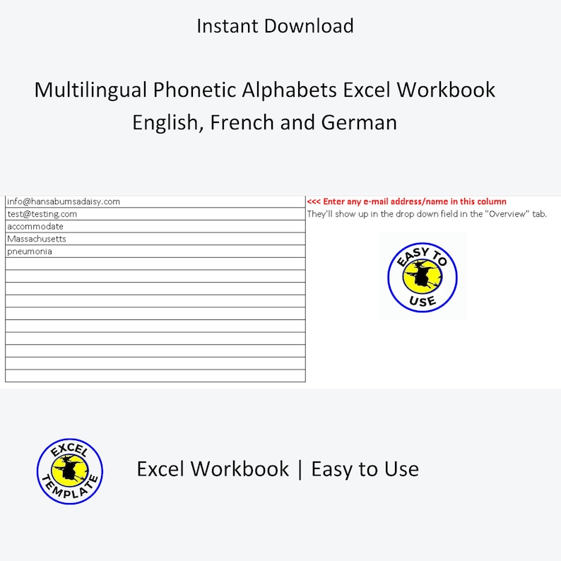 Multilingual Phonetic Alphabets Workbook - Etsy