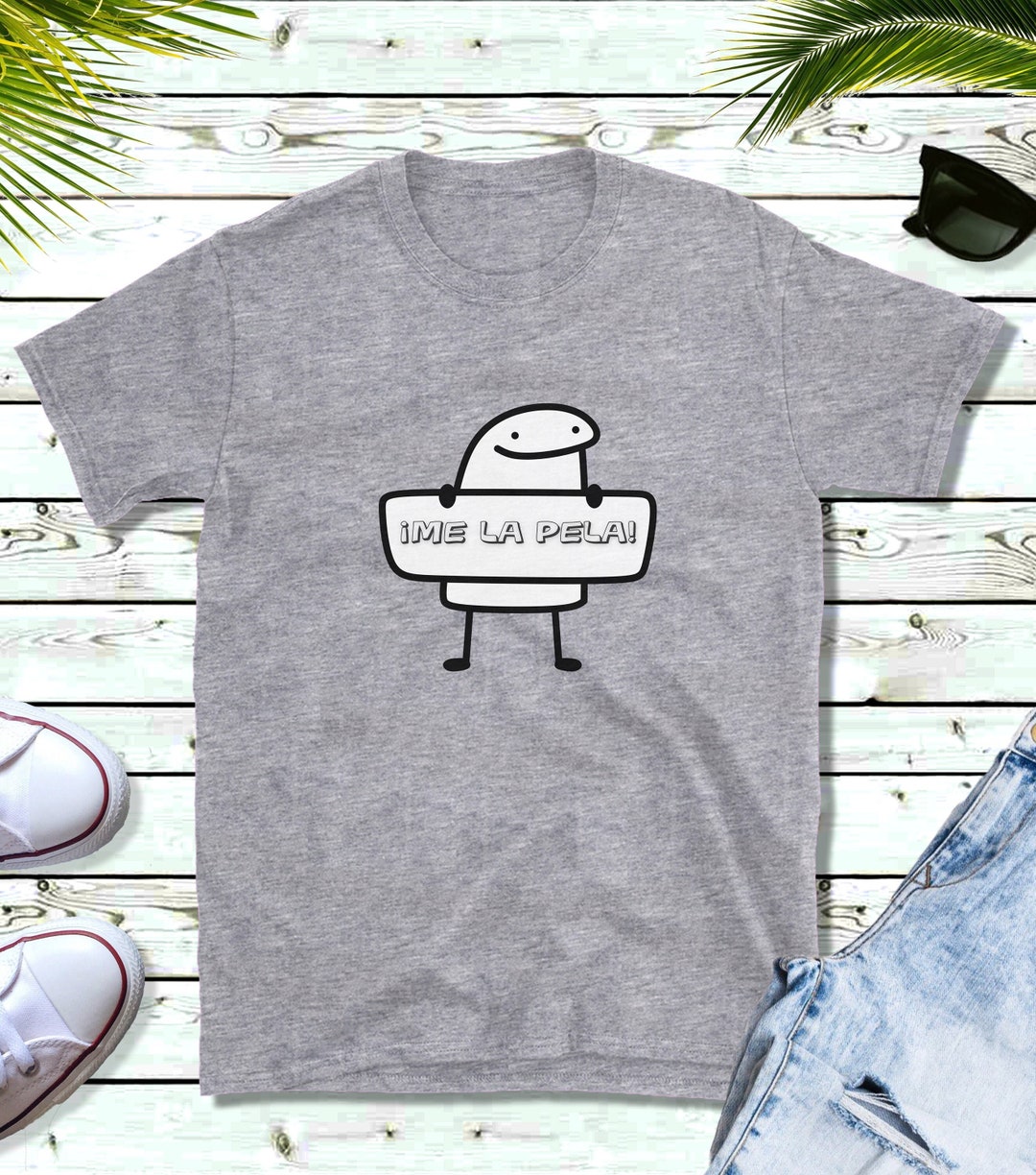 Funny T-shirt, Flork T-shirt, Spanish Expressions T-shirts, Me La Pela ...