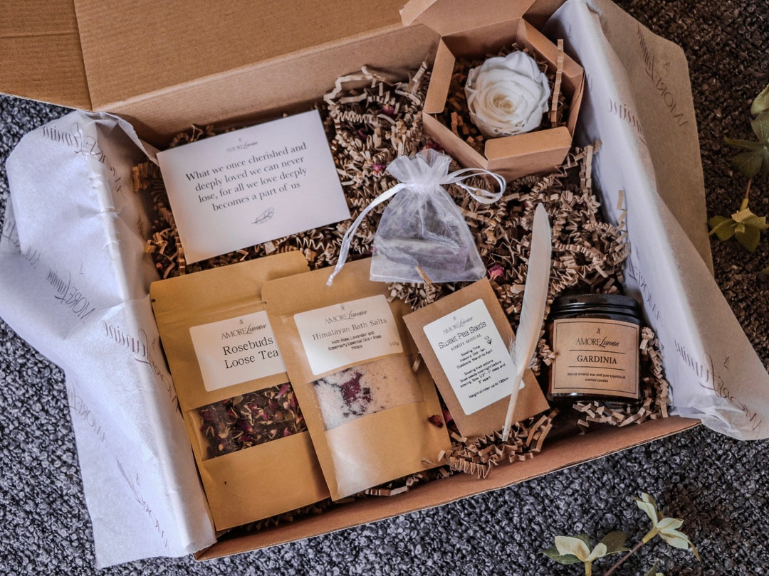 Sorry for Your Loss Box With Eternal Rose, Grief, Bereavement, Deepest ...