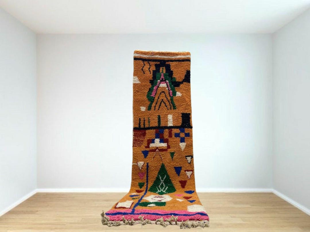 Amazing Moroccan Orange and Green Rug Area Rug Colorful, Custom Rugs ...