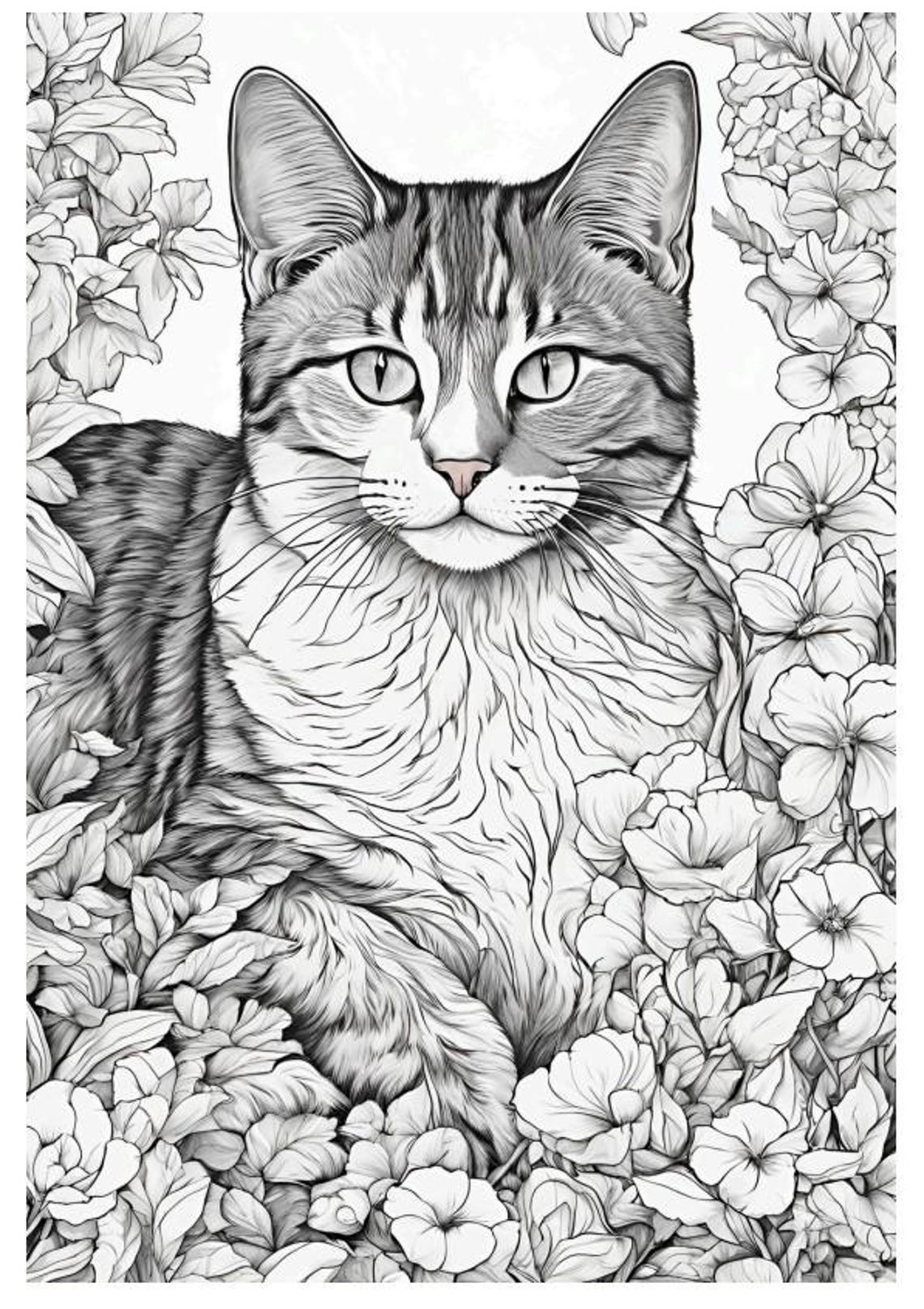 Coloring Book - Cats 3 - Etsy