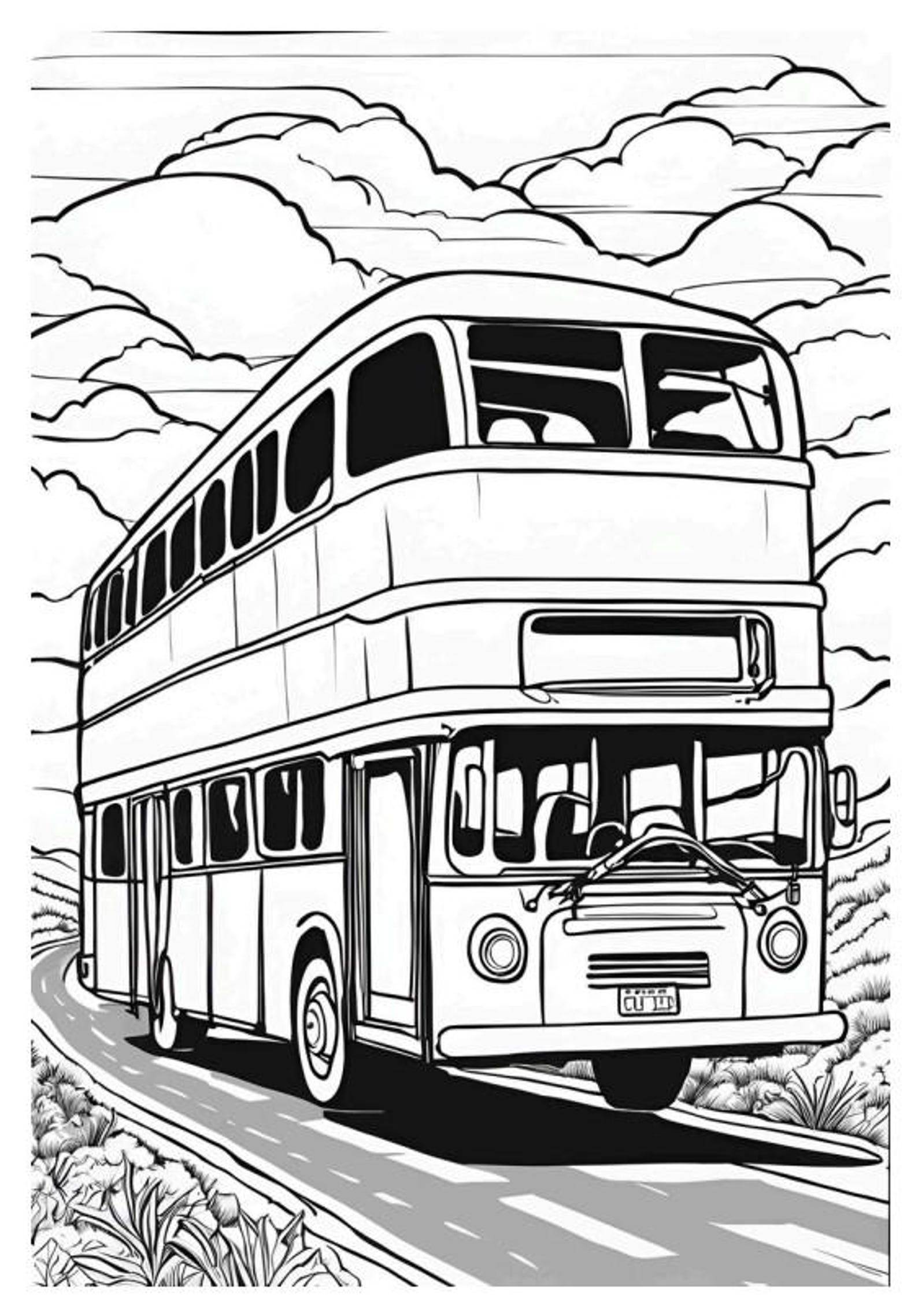 Coloring Pages - Cars #2 - Etsy