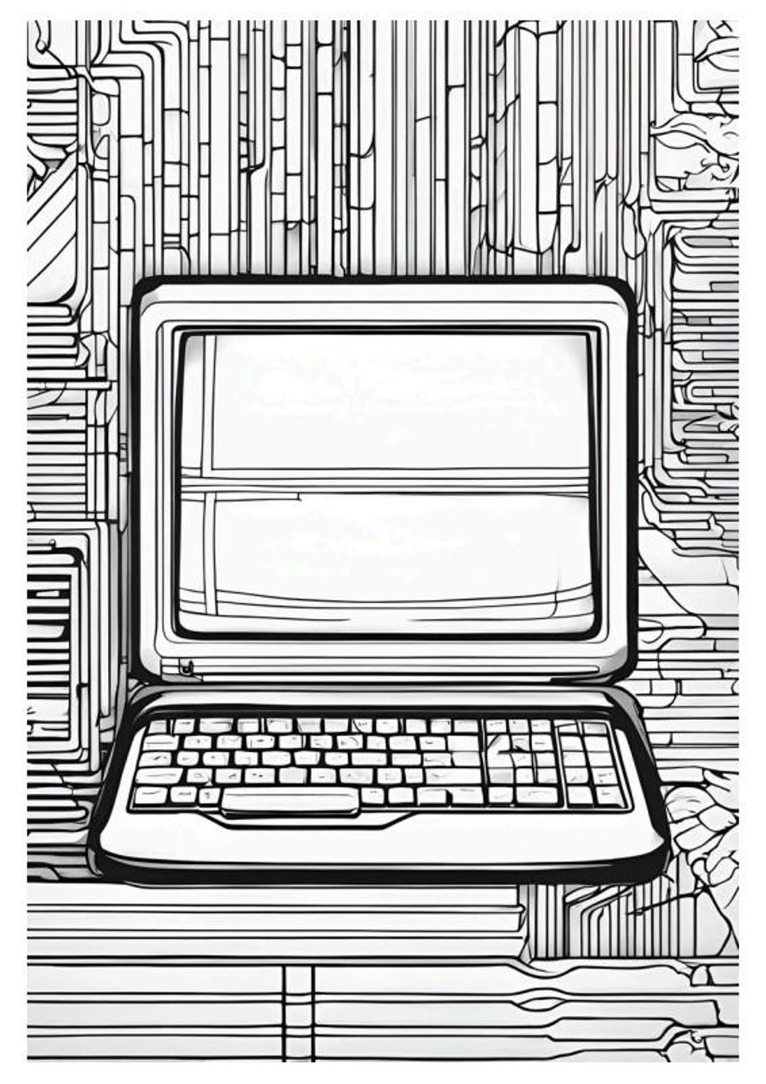 Coloring Pages - Technics #4 - Etsy