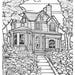 Coloring Pages - Houses #3 - Etsy