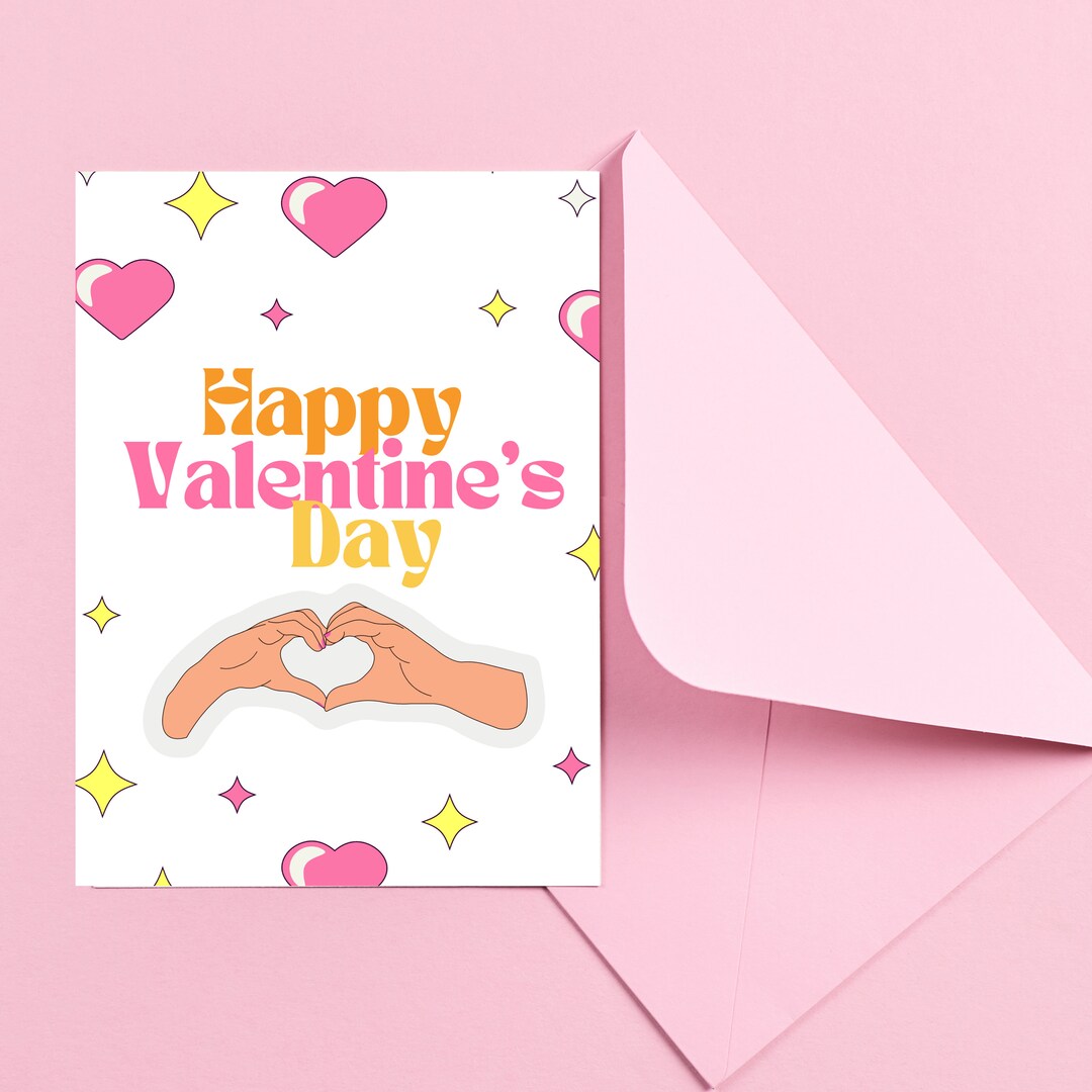 Printable Valentine's Day Card, Digital Card for Wife, Card for Husband ...