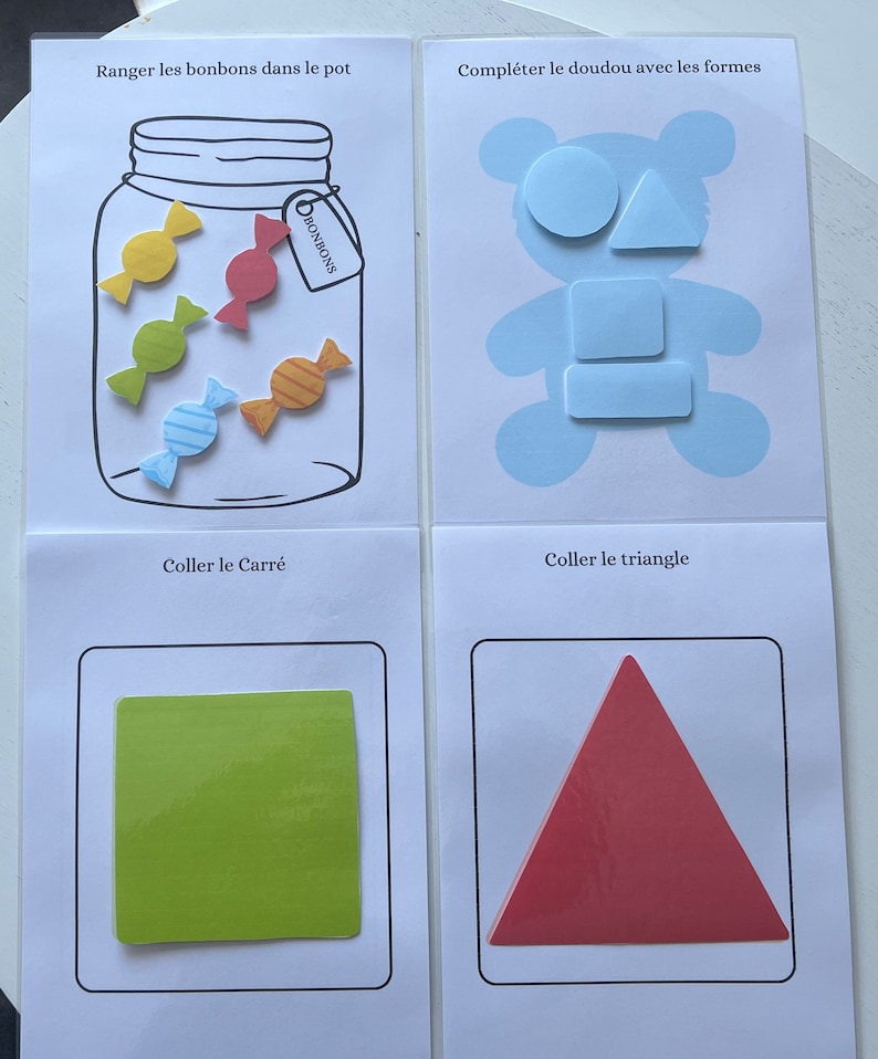 My Shapes and Colors Activity Booklet - PDF to Print and Laminate for ...