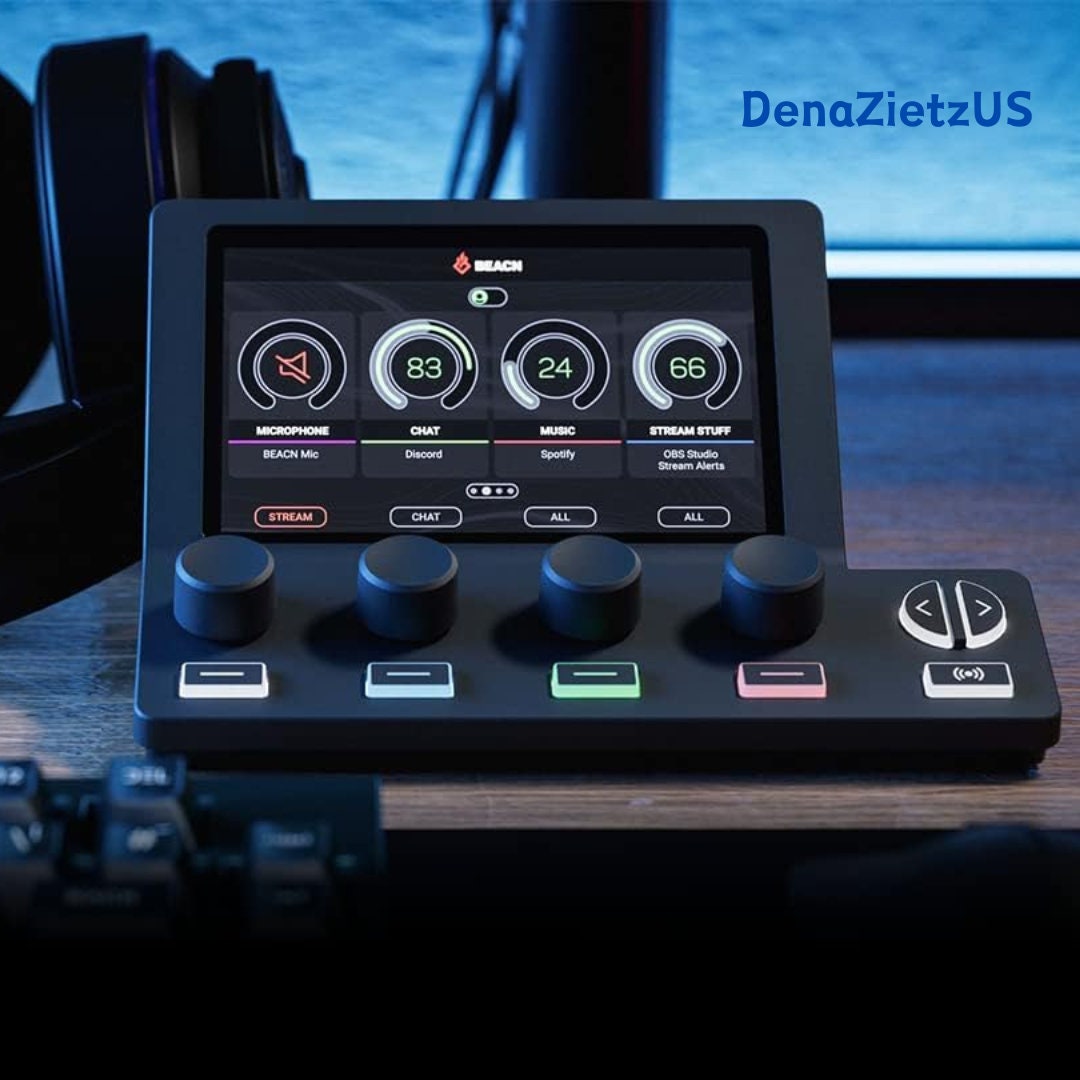 Volume Control for Twitch and Youtube Streams, USB C Audio Mixer ...