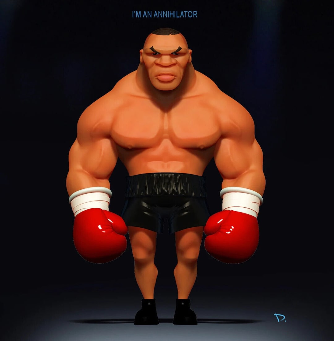 Mike Tyson 12K Resin 3D Printed Model Kit NSFW Various Scales - Etsy