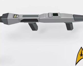 Star Trek Type-3b Phaser Rifle Replica Prop Cosplay Collectible 3D ...