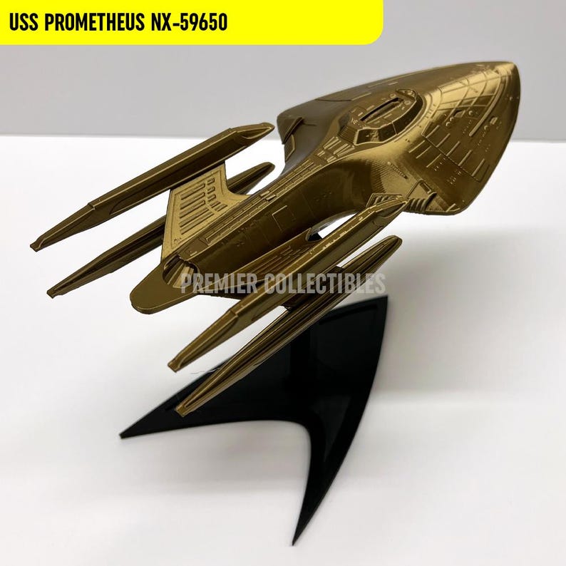Star Trek USS Prometheus NX-59650 Gold Collector's Edition - Etsy