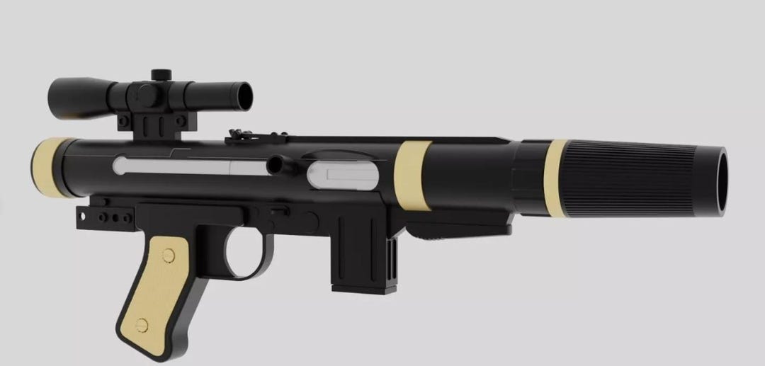 Captain Enoch SE 14-R Blaster Replica Star Wars Prop Cosplay 3D Printed ...