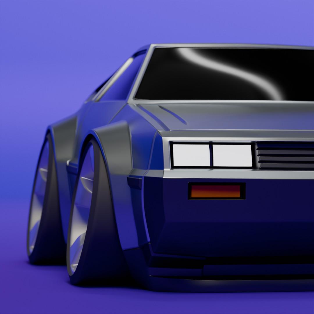 Delorean Tooned Model Car Kit 3D Printed - Etsy UK