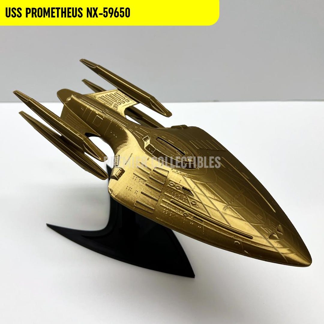 Star Trek - USS Prometheus NX-59650 | Gold Collector's Edition - Etsy