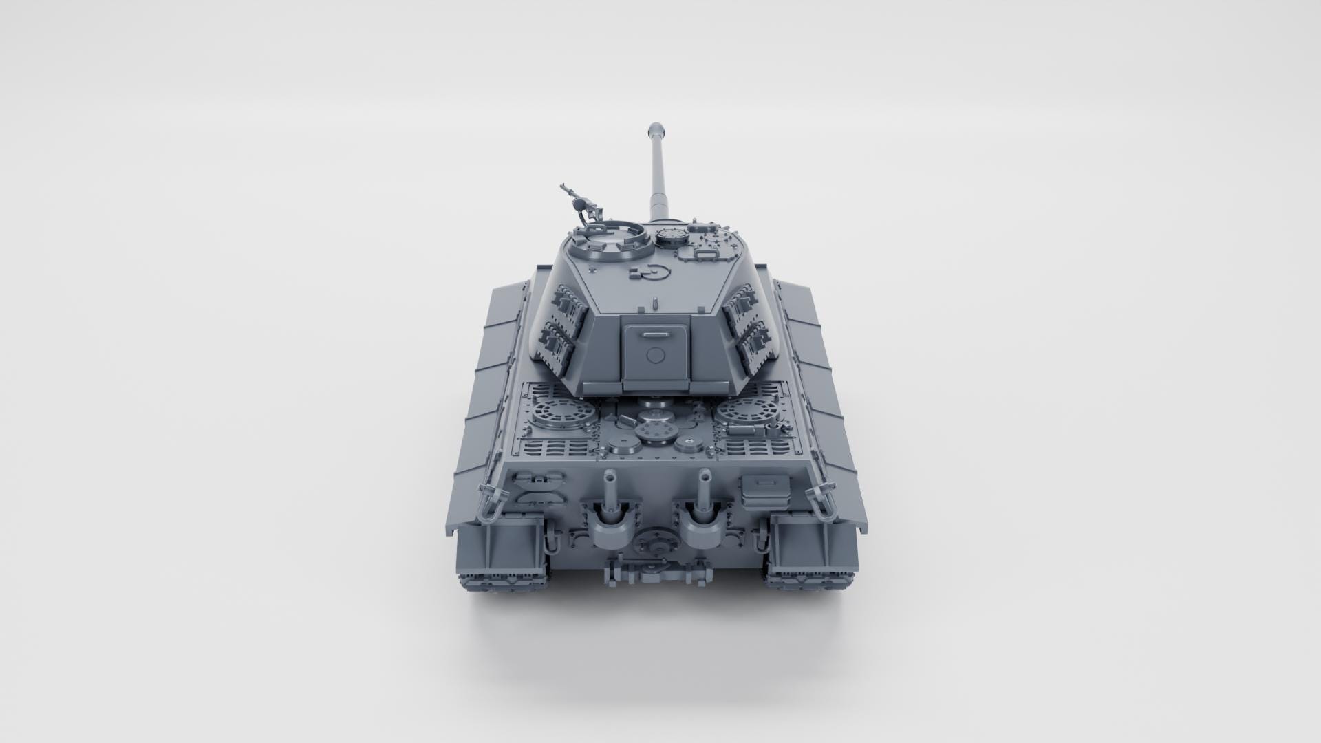 WW2 Tiger II Ausf.b sd.kfz.182, King Tiger Tank 3D Printed Model Kit ...