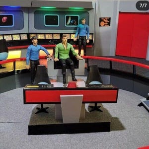 Star Trek TOS Bridge complete Diorama for 12 1:6 Figures - Etsy