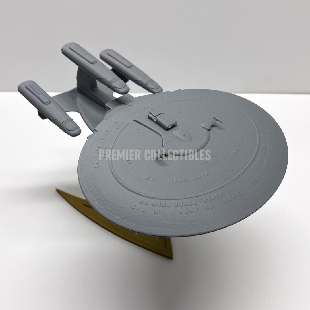 Star Trek USS Enterprise NCC-1701-D Refit Scale Model Kit 3D Printed 1/ ...