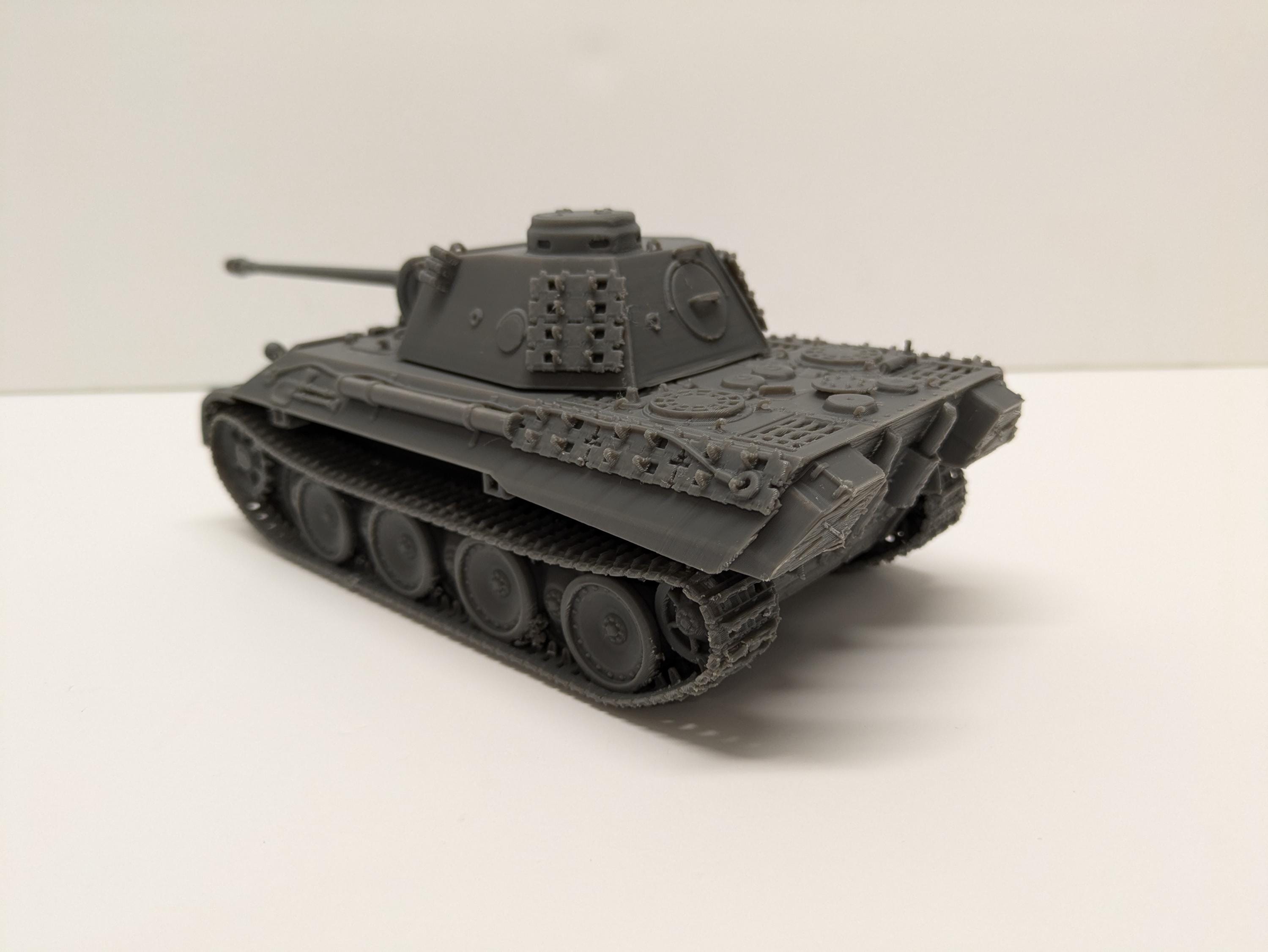 WW2 Panzer V Panther Tank 3D Printed Model Kit Scales 1/35 1/24 1/16 - Etsy