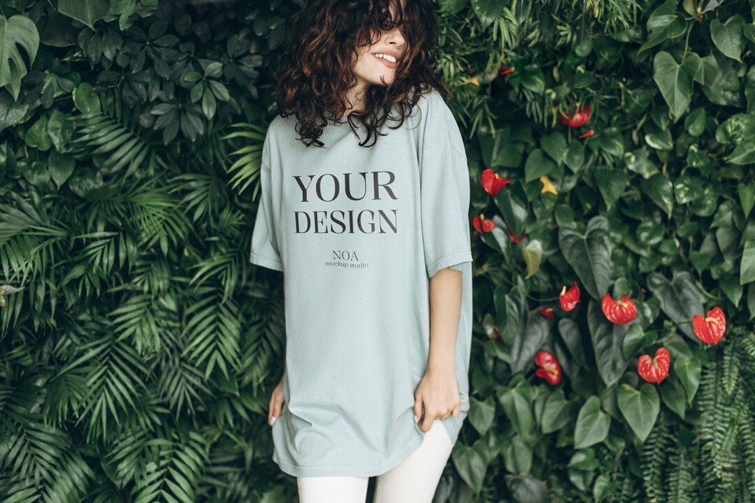 PSD Comfort Colors Bay Tshirt Mockup, PSD Smart Object T-shirt Mock Up ...